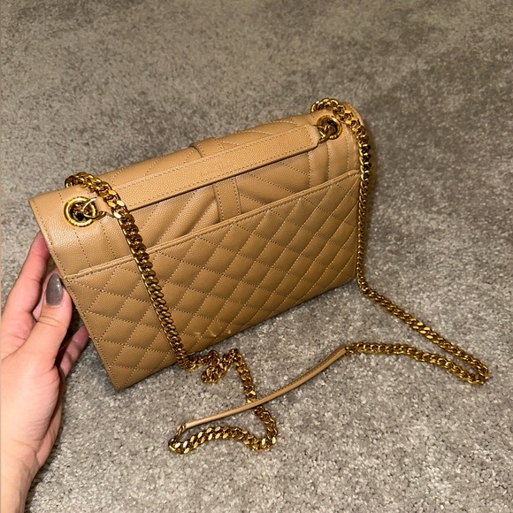Yves Saint Laurent | Bags | Ysl Medium Envelope Bag Cork | Poshmark